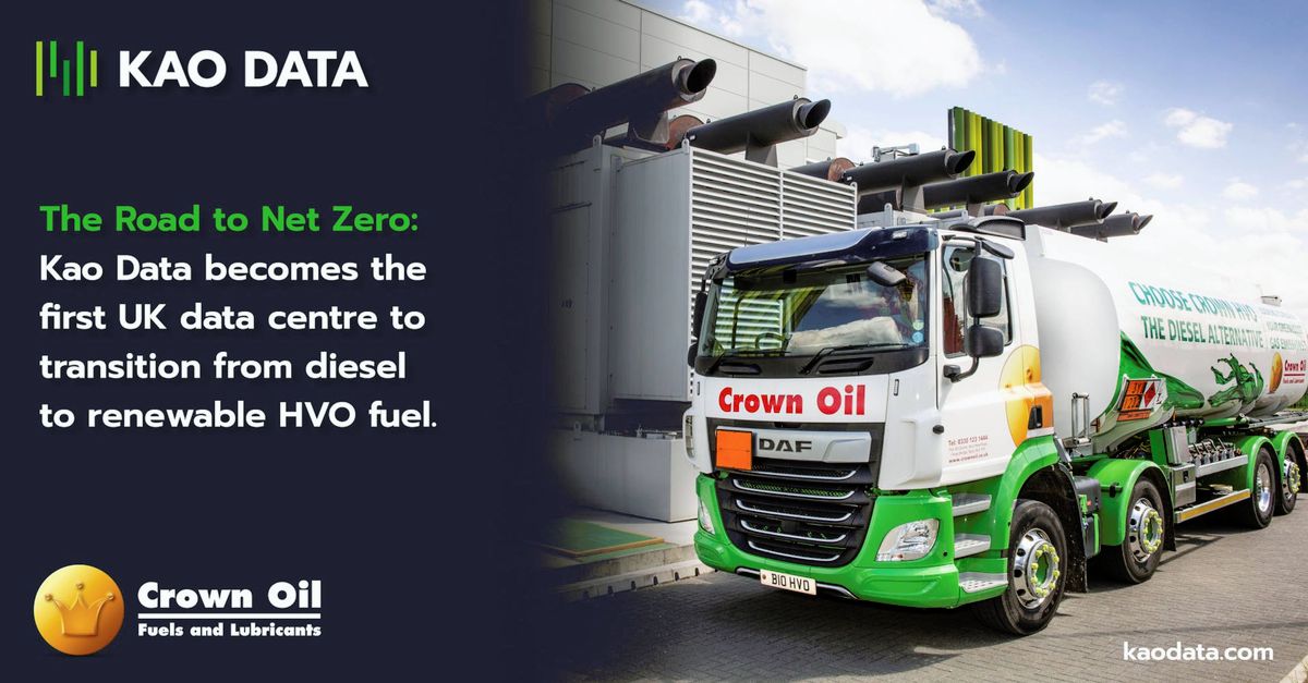 CW | The Road to Net Zero: Kao Data Becomes First UK Data Centre To ...