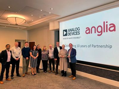 CW | Anglia and Analog Devices celebrate 10 years as relationship ...