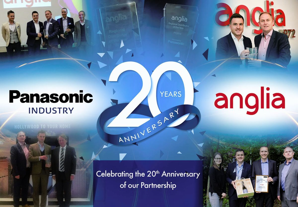 CW | Panasonic celebrates 20 years of distribution success with Anglia ...